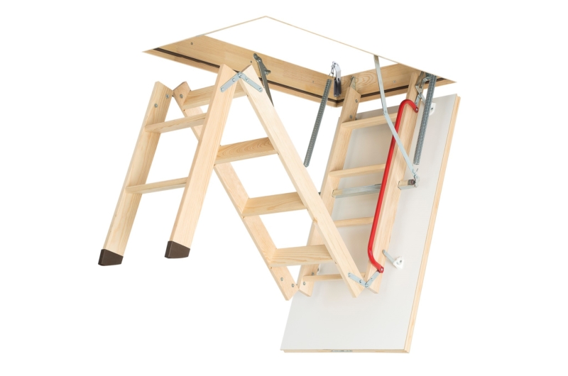 We install FAKRO wooden & well-insulated loft ladders